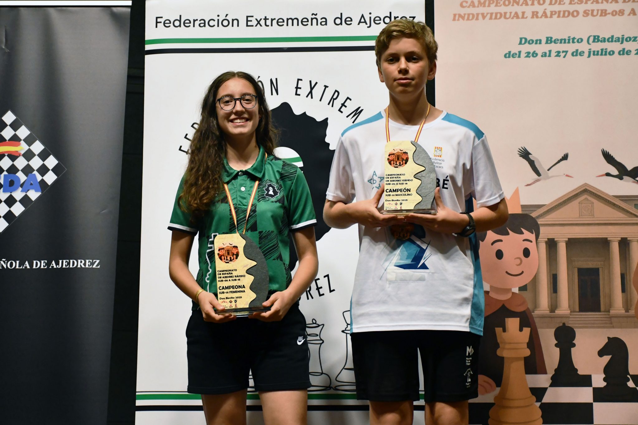 Campeones de España de Ajedrez Rápido 2025. - FEDA
